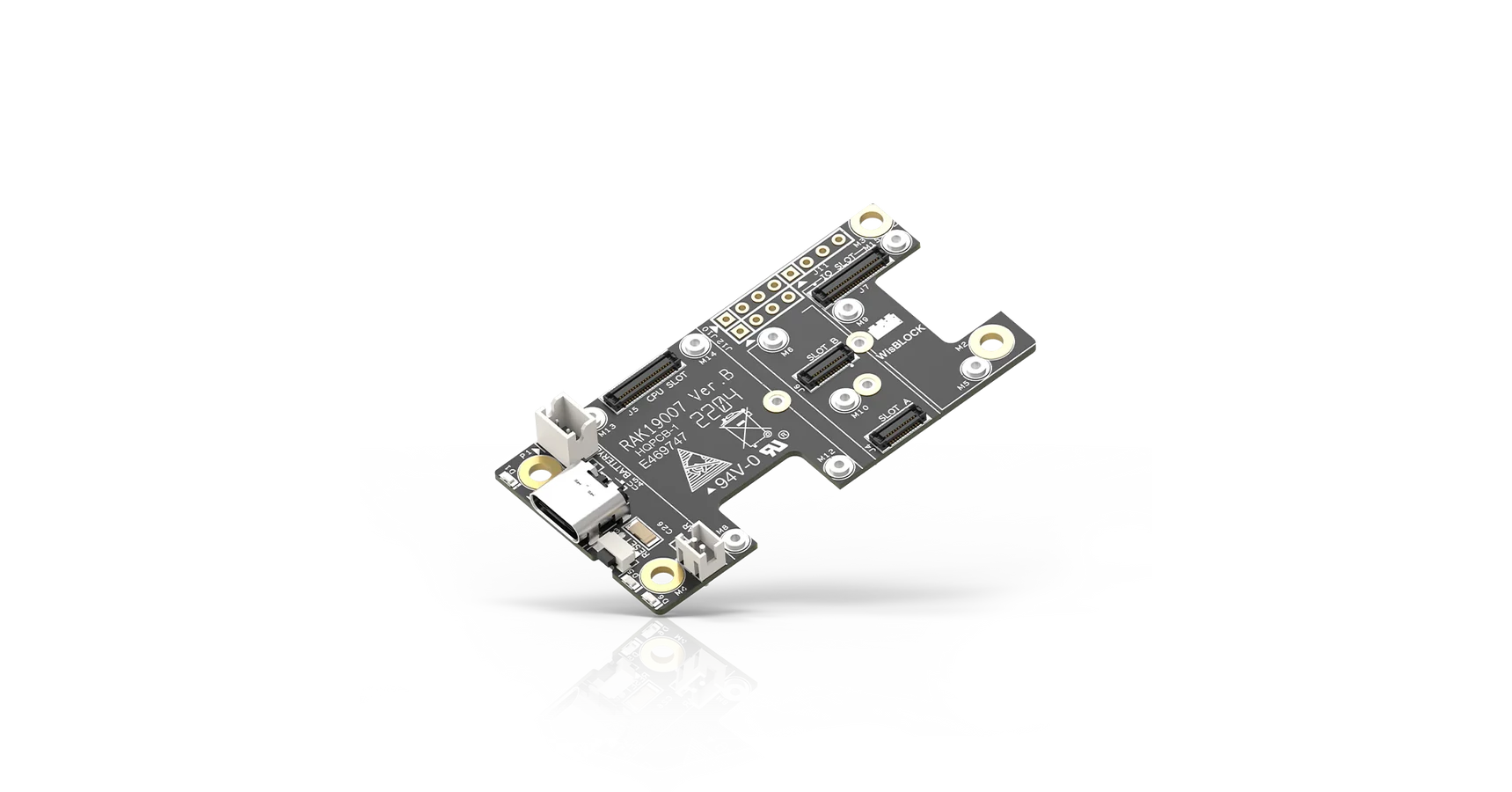 RAK19007 WisBlock Alaplap Modul - 2. Generáció, WisBlock alaplapok, 110082