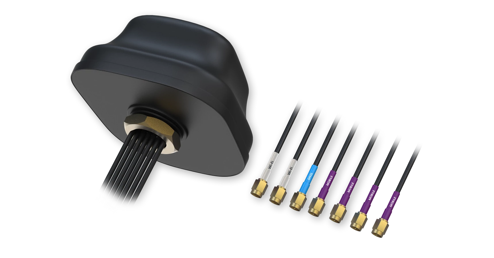 PR1KC640 COMBO MIMO 5G MOBIL/GNSS/WIFI SMA Kombinált Beépíthető Antenna ...