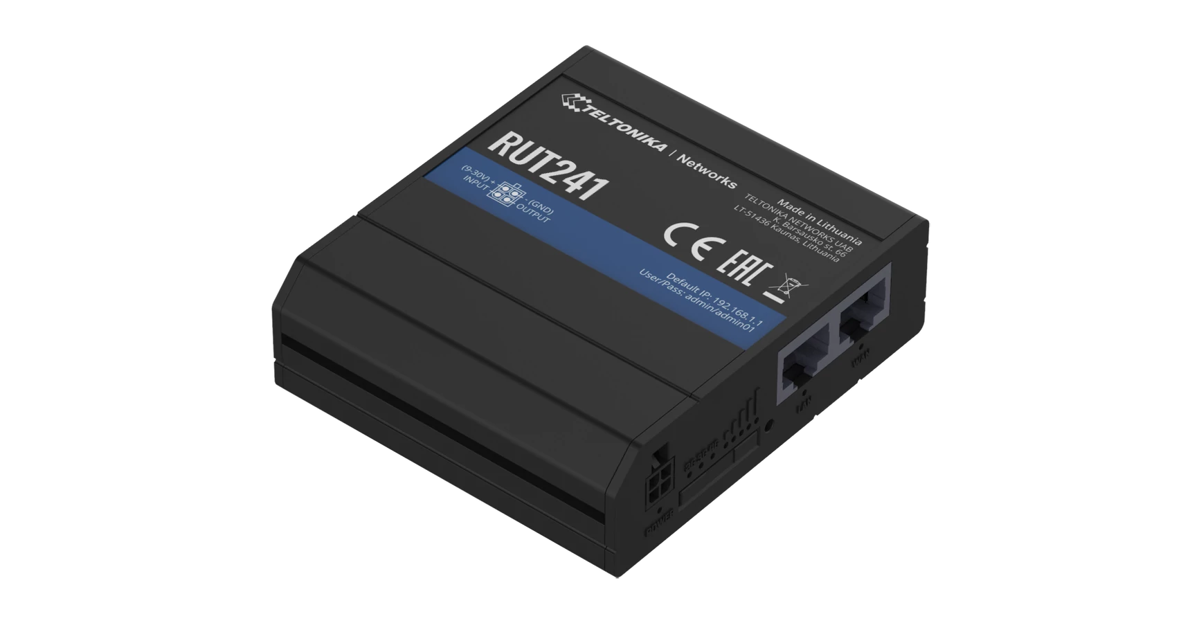 RUT241 Ipari Mobilnet Router 4G LTE WIFI, Teltonika Ipari Mobilnet ...