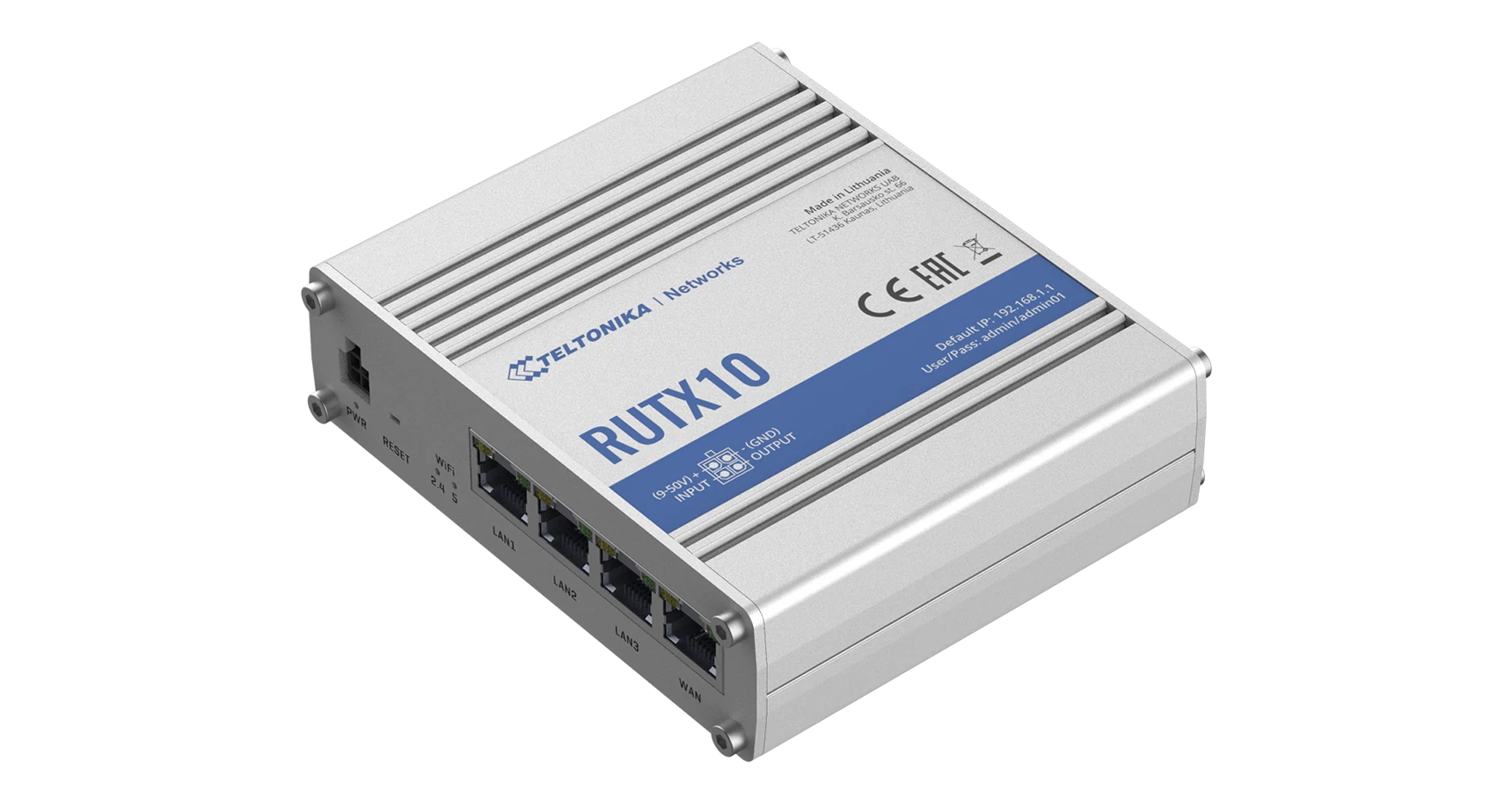 RUTX10 Ipari Ethernet Router WIFI & BT, Teltonika Ethernet Routerek ...