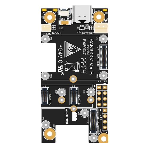 RAK19007 WisBlock Alaplap Modul - 2. Generáció, WisBlock alaplapok, 110082