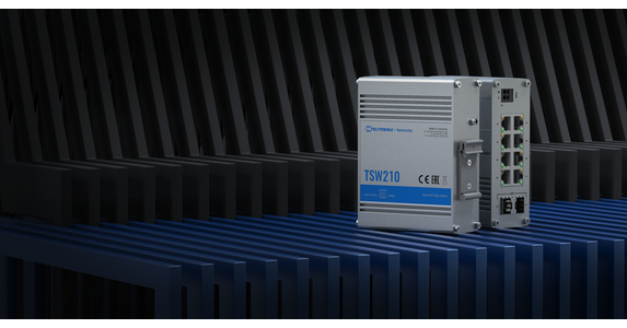 Az új Teltonika Networks TSW210 ipari Ethernet switch